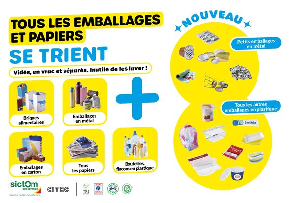 Le geste de tri se simplifie